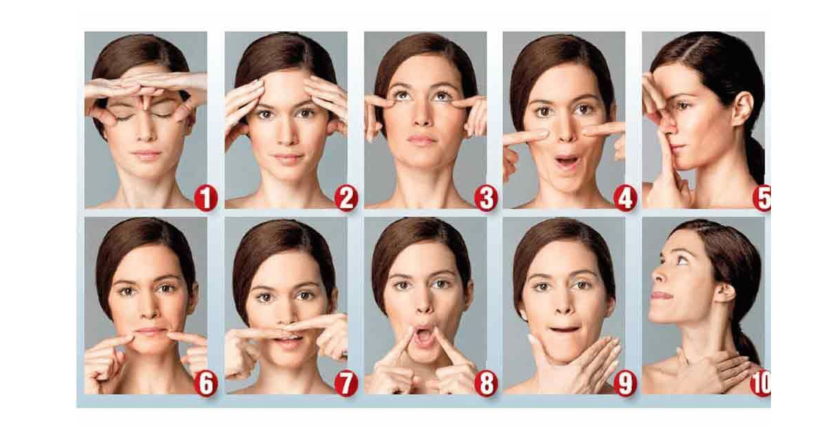 6 exercices de yoga du visage et leurs effets anti-âge